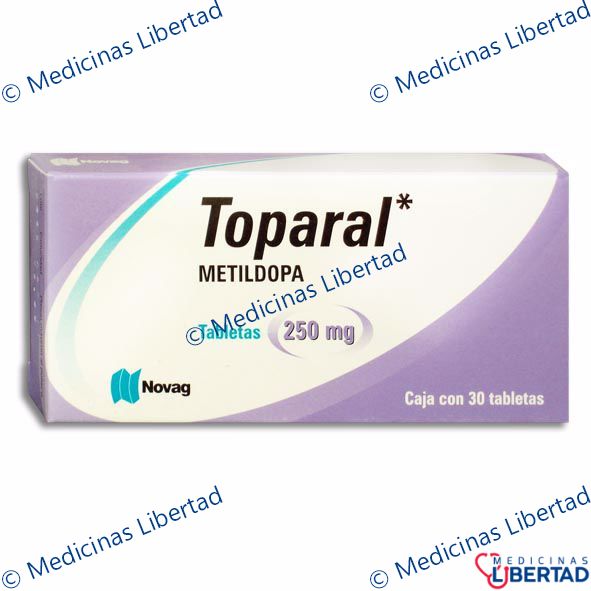 TOPARAL ( METILDOPA ) TAB C/30 | Medicinas Libertad