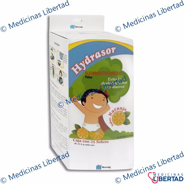 HYDRASOR NARANJA Polvo en Sobres c/25 | Medicinas Libertad