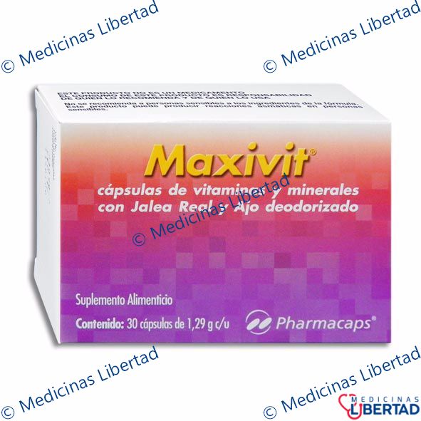 MAXIVIT CAPSULAS C/30 | Medicinas Libertad