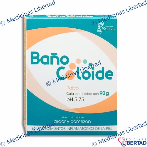 BAÑO COLOIDE SERRAL Polvo 90 g | Medicinas Libertad