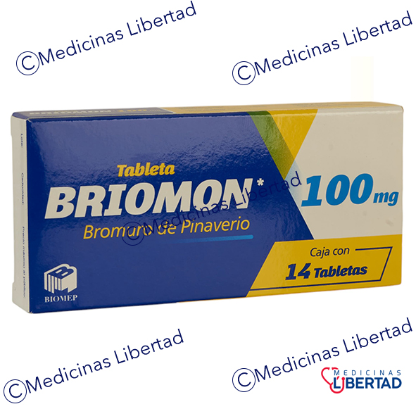 BRIOMON (BROMURO DE PINAVERIO) 100MG C/14 | Medicinas Libertad