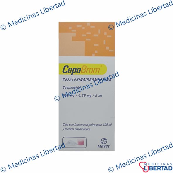 CEPOBROM SUSP.250. 100 ML | Medicinas Libertad