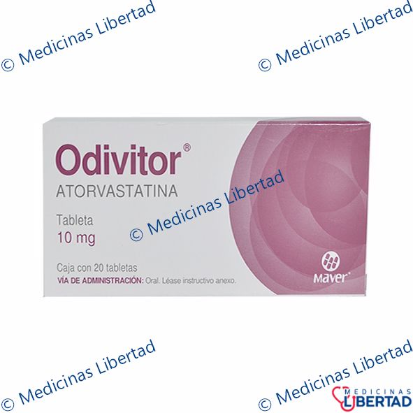 ODIVITOR 10MG Tabletas c/20 | Medicinas Libertad