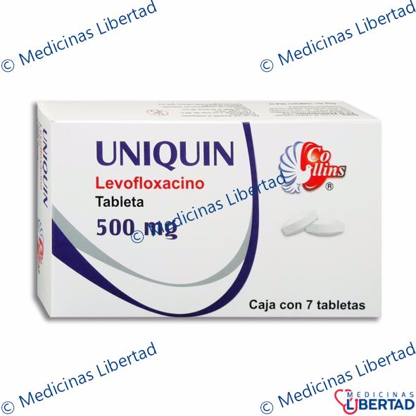 UNIQUIN 500MG Tabletas c/7 | Medicinas Libertad