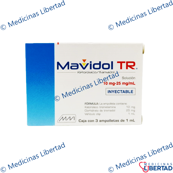 MAVIDOL TR Solucion Inyectable c/3 | Medicinas Libertad