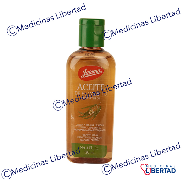 ACEITE DE EUCALIPTO FRASCO 120 ML JALOMA | Medicinas Libertad